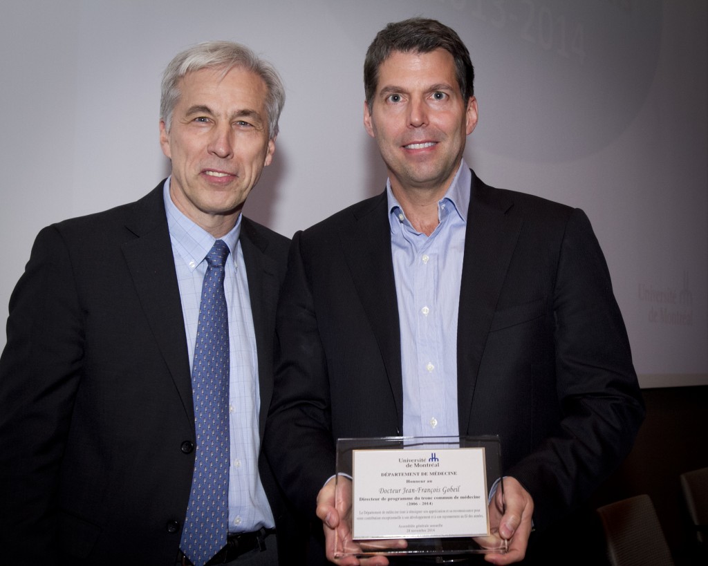 Dr Jean-François Gobeil - Directeur programme - Département de médecine