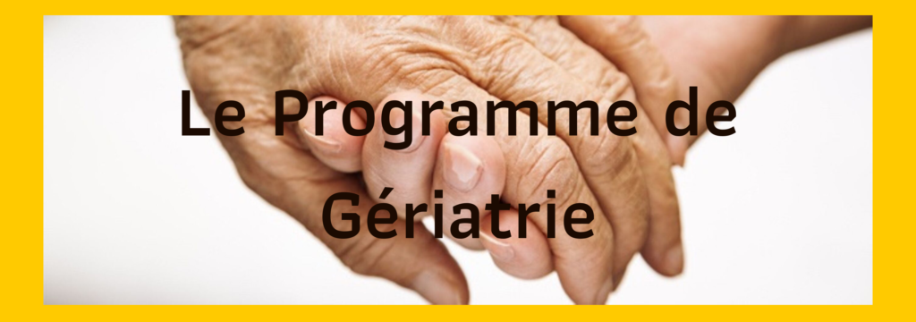 Gériatrie - Département de médecine - Université de Montréal